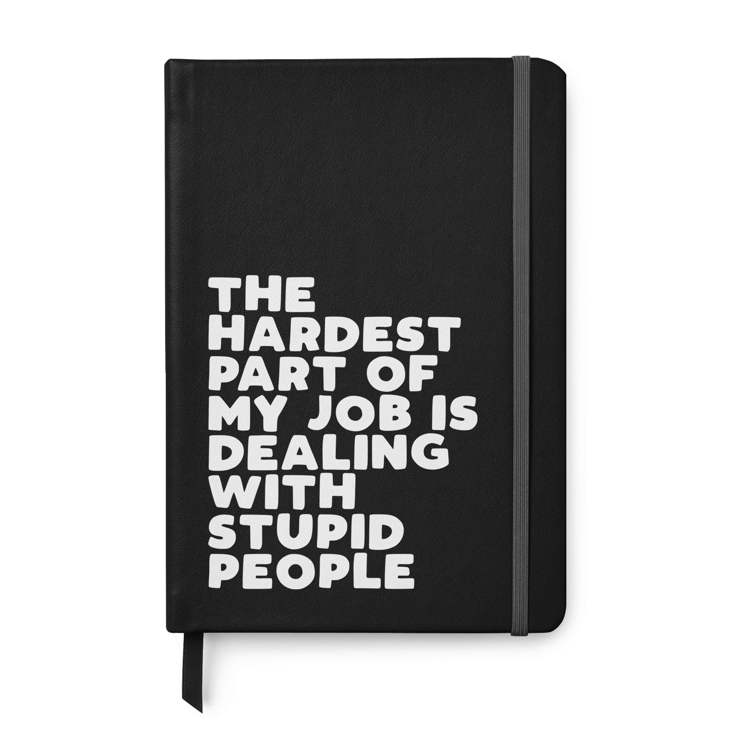 Stupid People Leather Style Notebook