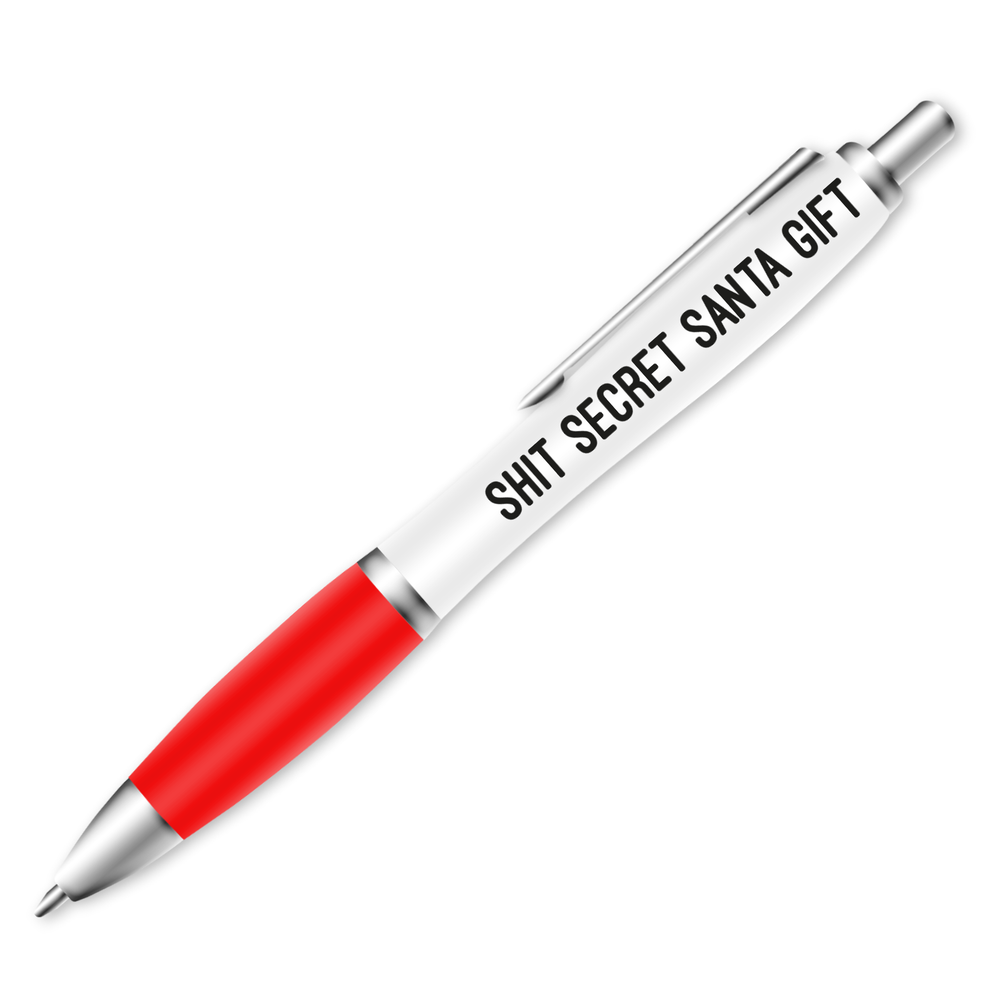 Shit Secret Santa Pen | Cheap Secret Santa Gift