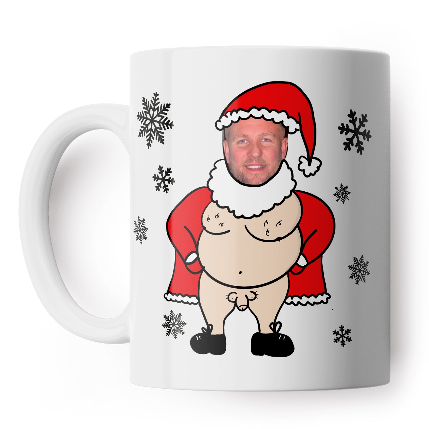 Photo Santa Willy Mug | Funny Santa Willy Mug | Joke Secret Santa