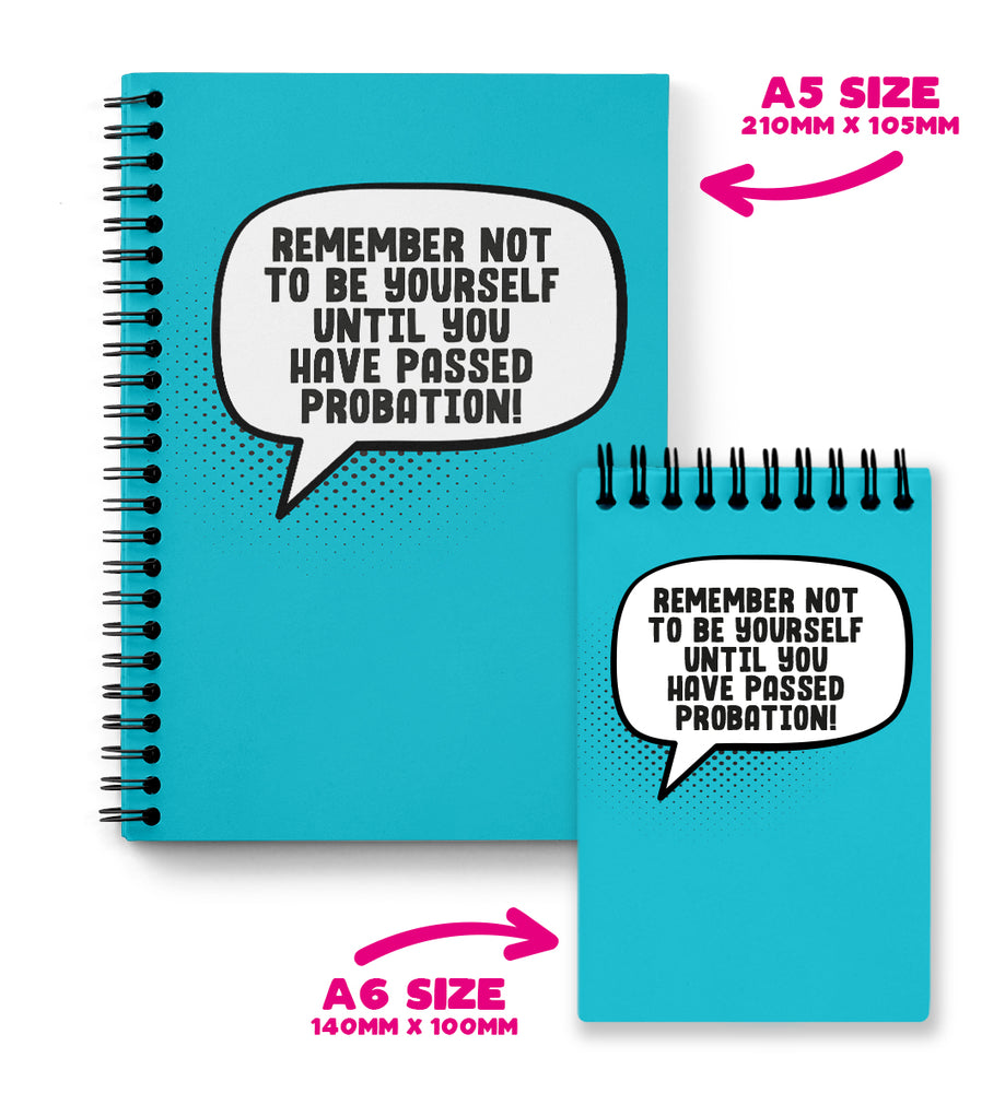 Passed Probation New Job Notebook